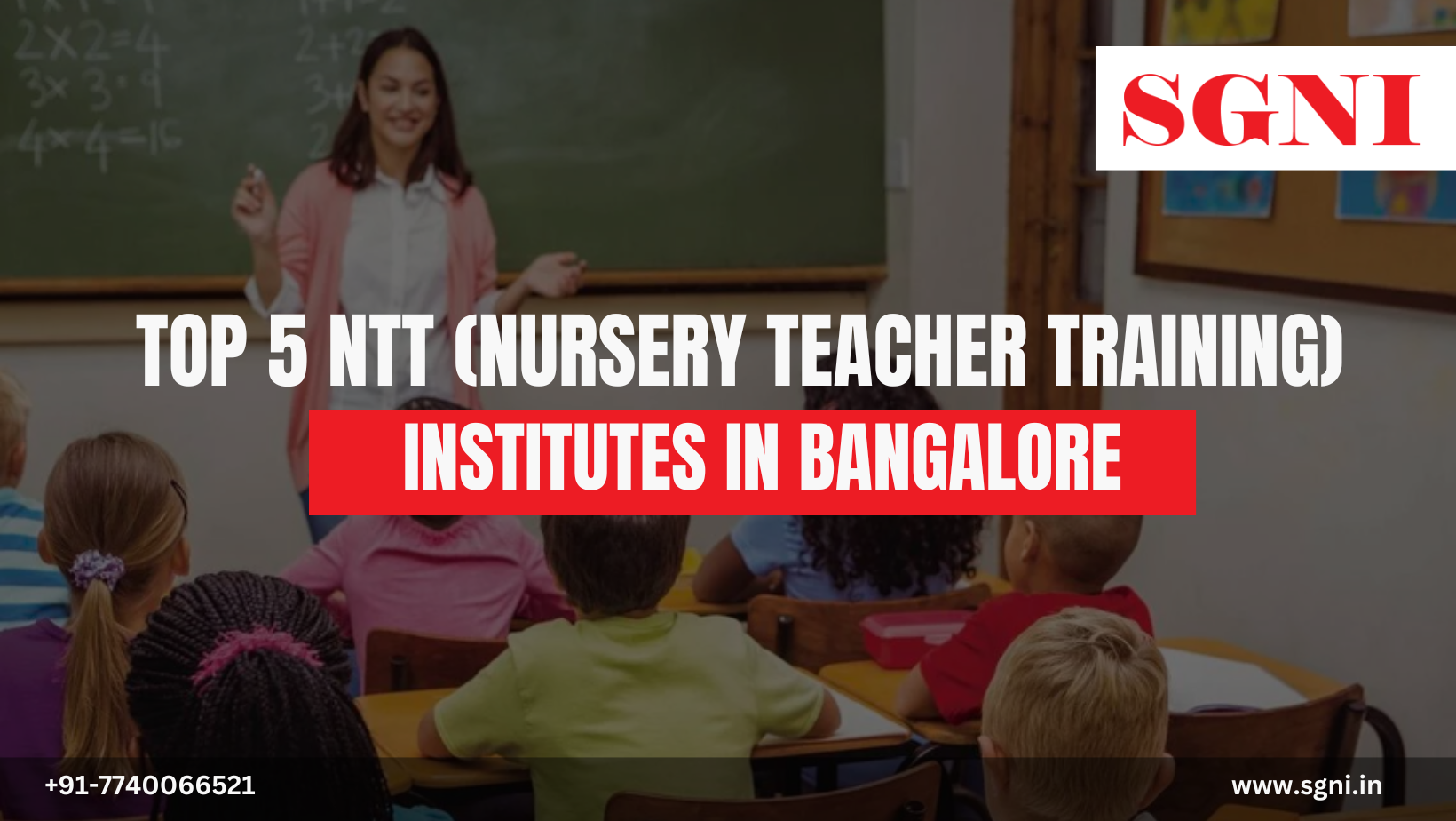 Top 5 NTT (Nursery Teacher Training) Institutes In Bangalore